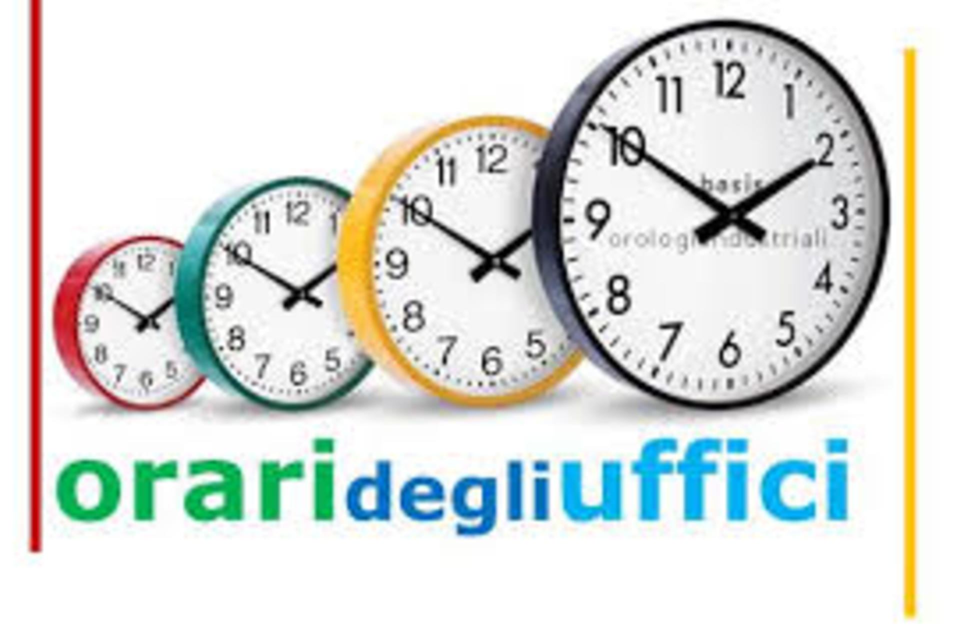 Orari apertura segreteria luglio - agosto a.s 2021 -22 - Istituto ...